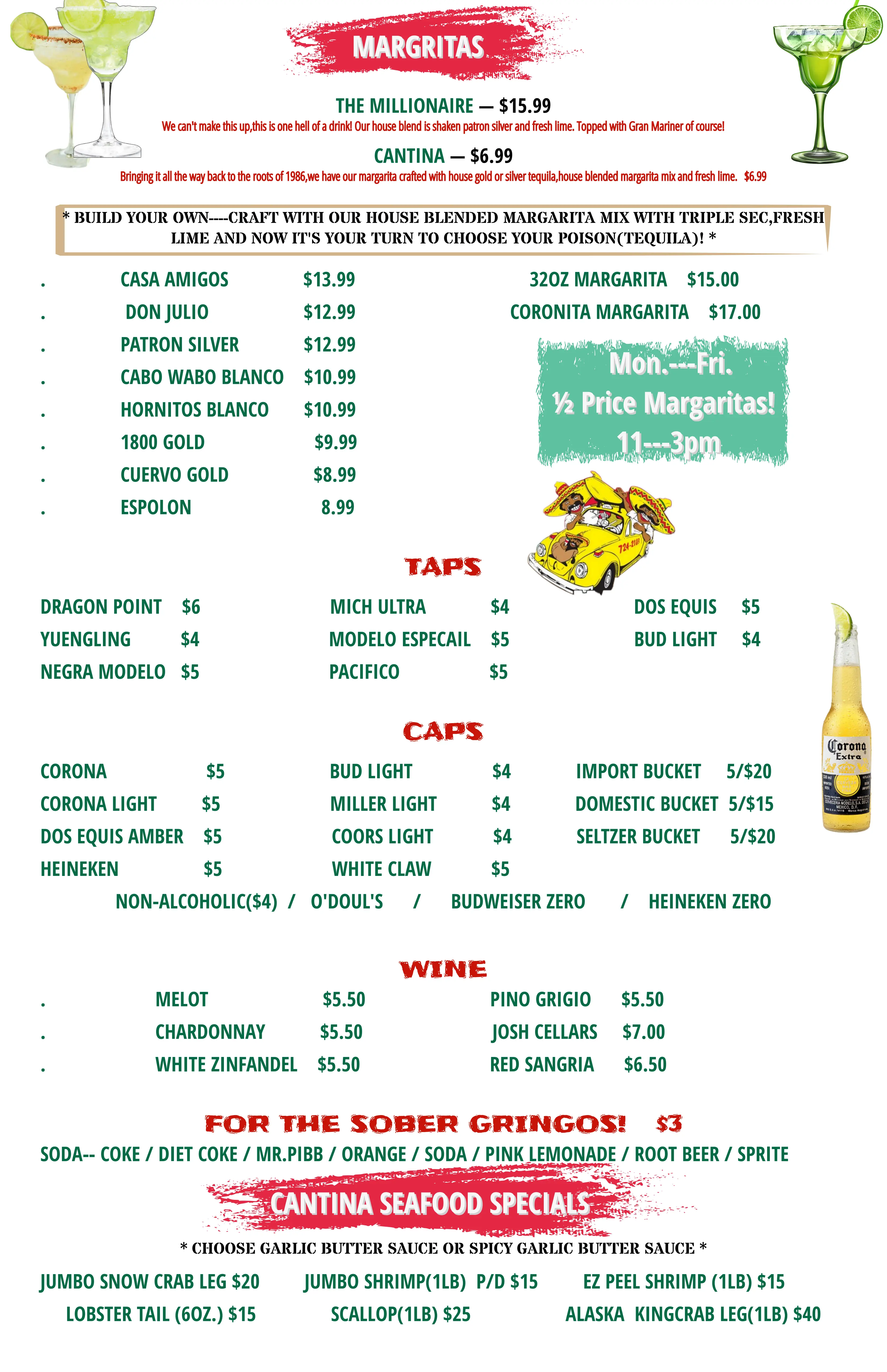 Cantina Dos Amigos - Mexican Restaurant | Online Order | Indialantic | FL