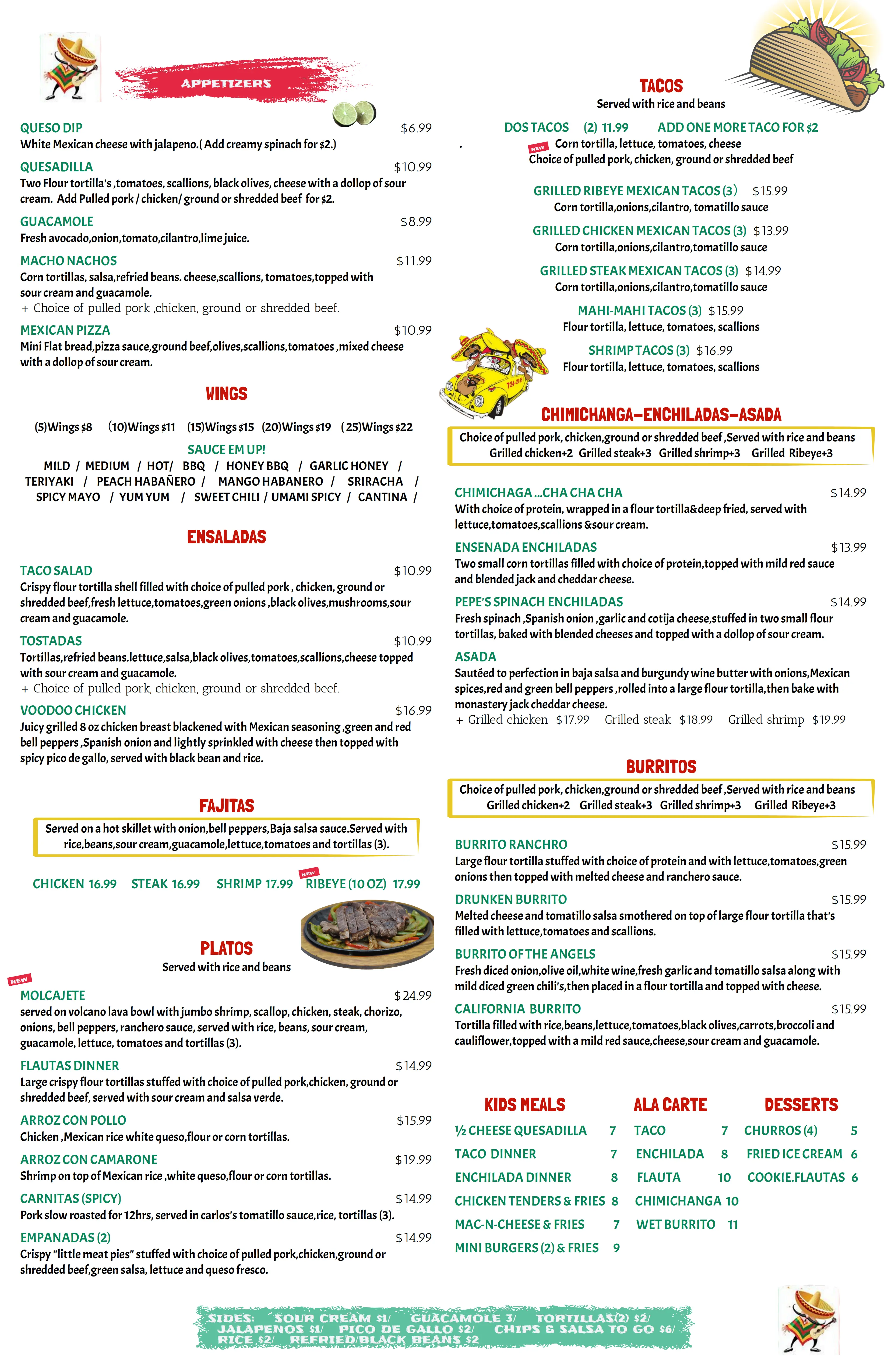 Cantina Dos Amigos - Mexican Restaurant | Online Order | Indialantic | FL